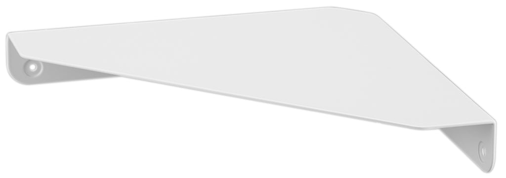 Wall mounted corner shelf - Tower - White – DECOVRY
